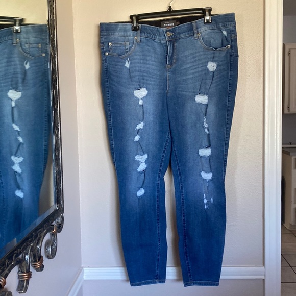 torrid | Jeans | Torrid Premium Stretch Ripped Jeans | Poshmark